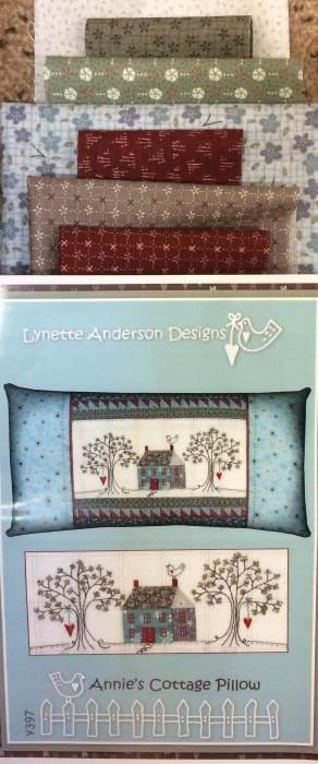 Lynette Anderson Patterns fabric buttons kits Block of month Poppy patch